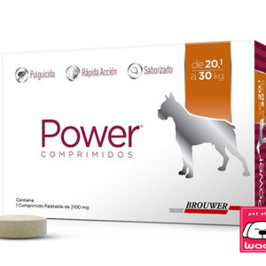 PASTILLA ANTI-PULGAS POWER ( 30 DÍAS DURACIÓN ) 20.1 a 30 kg – petshopwaou
