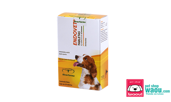 ENDOVET TABLETAS (ÁCAROS DE LA SARNA) CAJA CON 20 TAB – petshopwaou