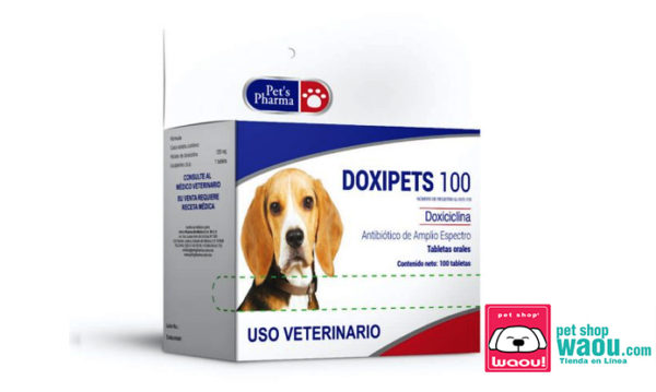 DOXIPETS 100, BLÍSTER 10 TAB. (DOXICICLINA) – petshopwaou